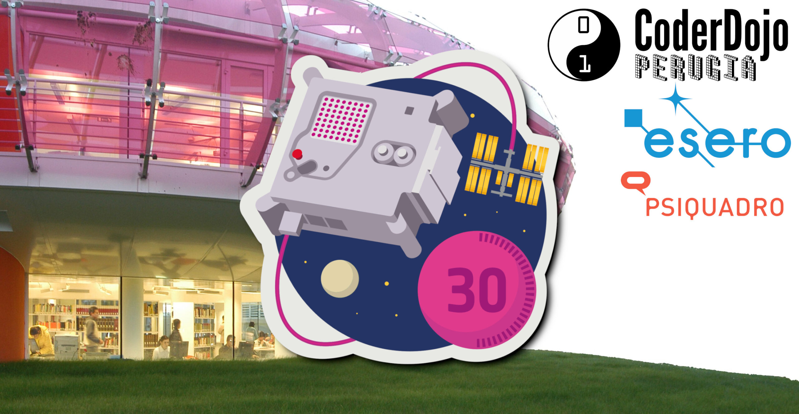 CoderDojo Perugia nello SPAZIO (nell'astronave rosa) - CoderDojo Perugia