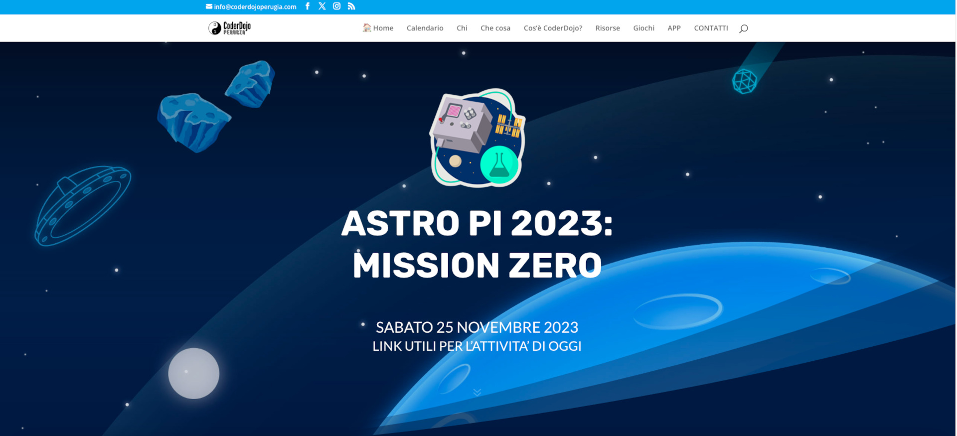 Astro Pi 2023 - CoderDojo Perugia